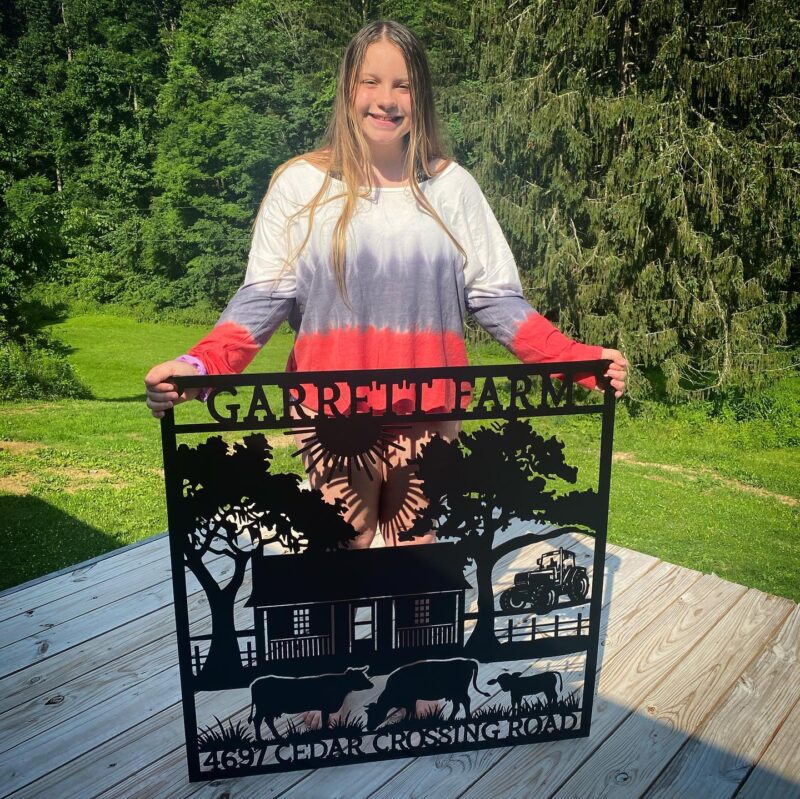 Farmhouse Metal - Custom Sign Shop