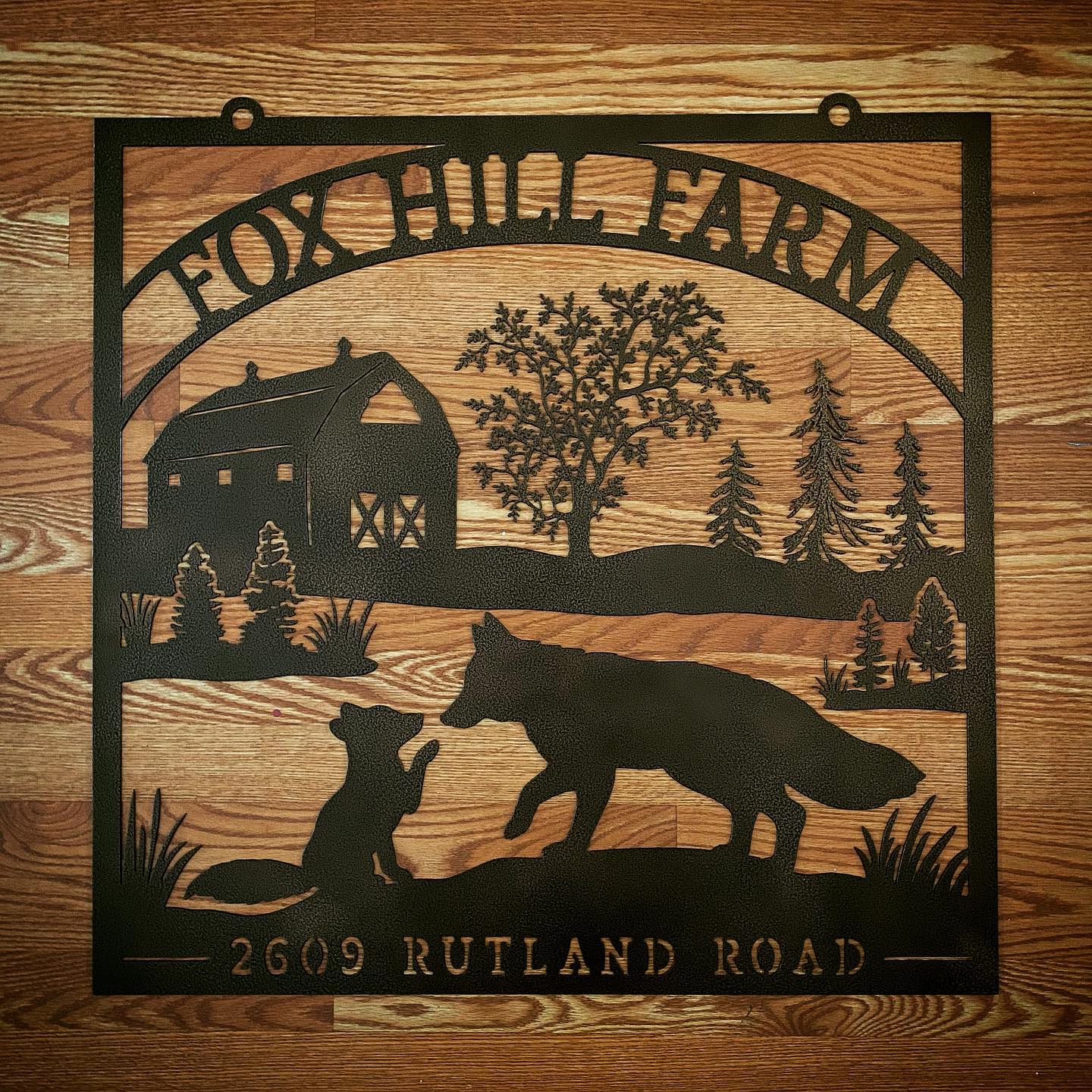 Custom-Metal-Farm-Ranch-Sign-2021-078 - Farmhouse Metal
